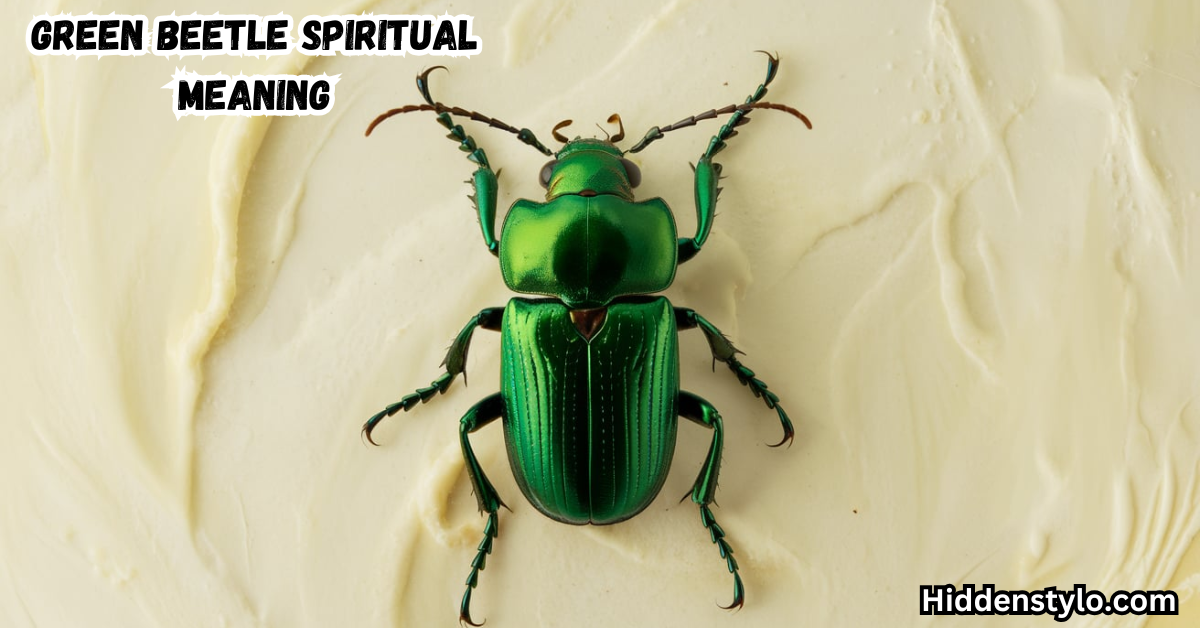 8 Spiritual Meanings of Green Beetles: - Hidden Stylo