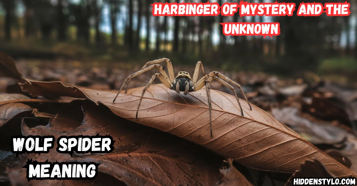 Spiritual Meaning of Wolf Spider: 13 Fascinating Insights - Hidden Stylo