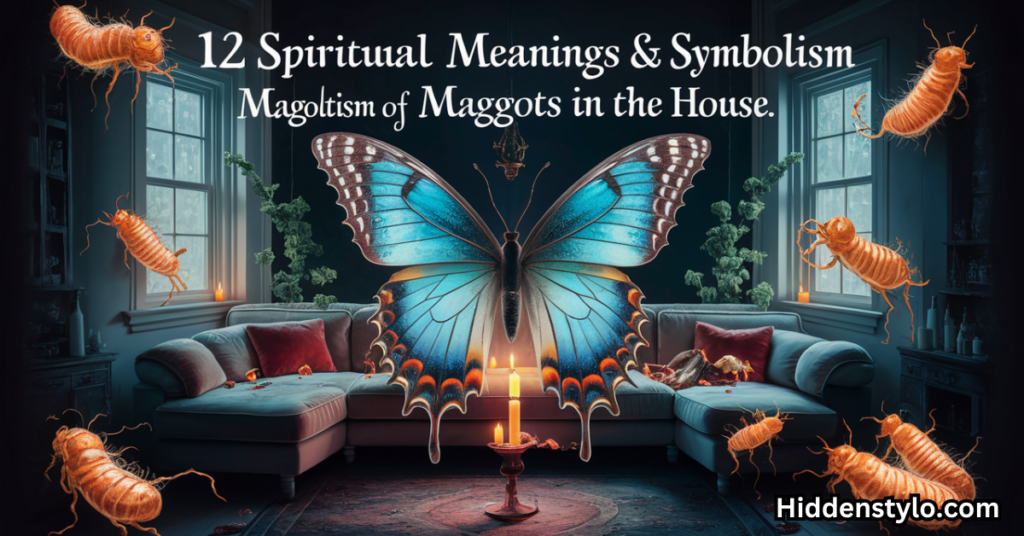 12 Spiritual Meanings & Symbolism of Maggots in the House - Hidden Stylo