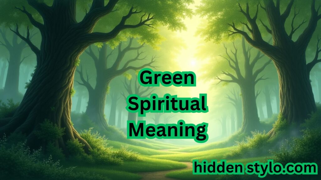 Green Spiritual Meaning - Hidden Stylo